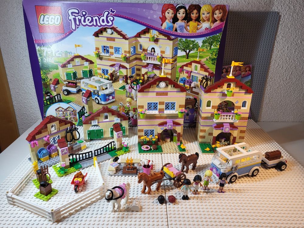 Lego Friends Reiterhof 3185 Set mit Schachtel und Anleitung | Kaufen ...