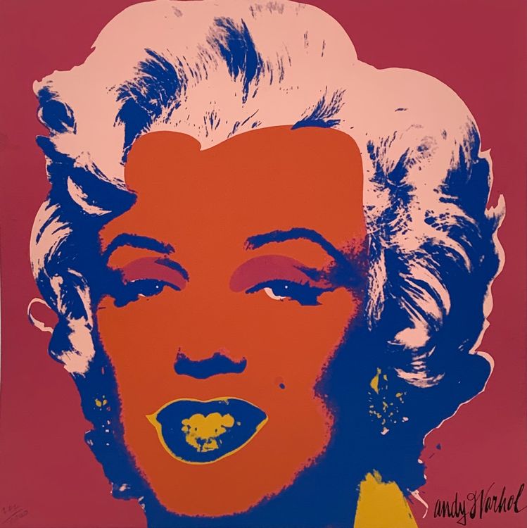 Andy Warhol - Marilyn Monroe Serigraphie Handnummeriert (Gebraucht) in ...