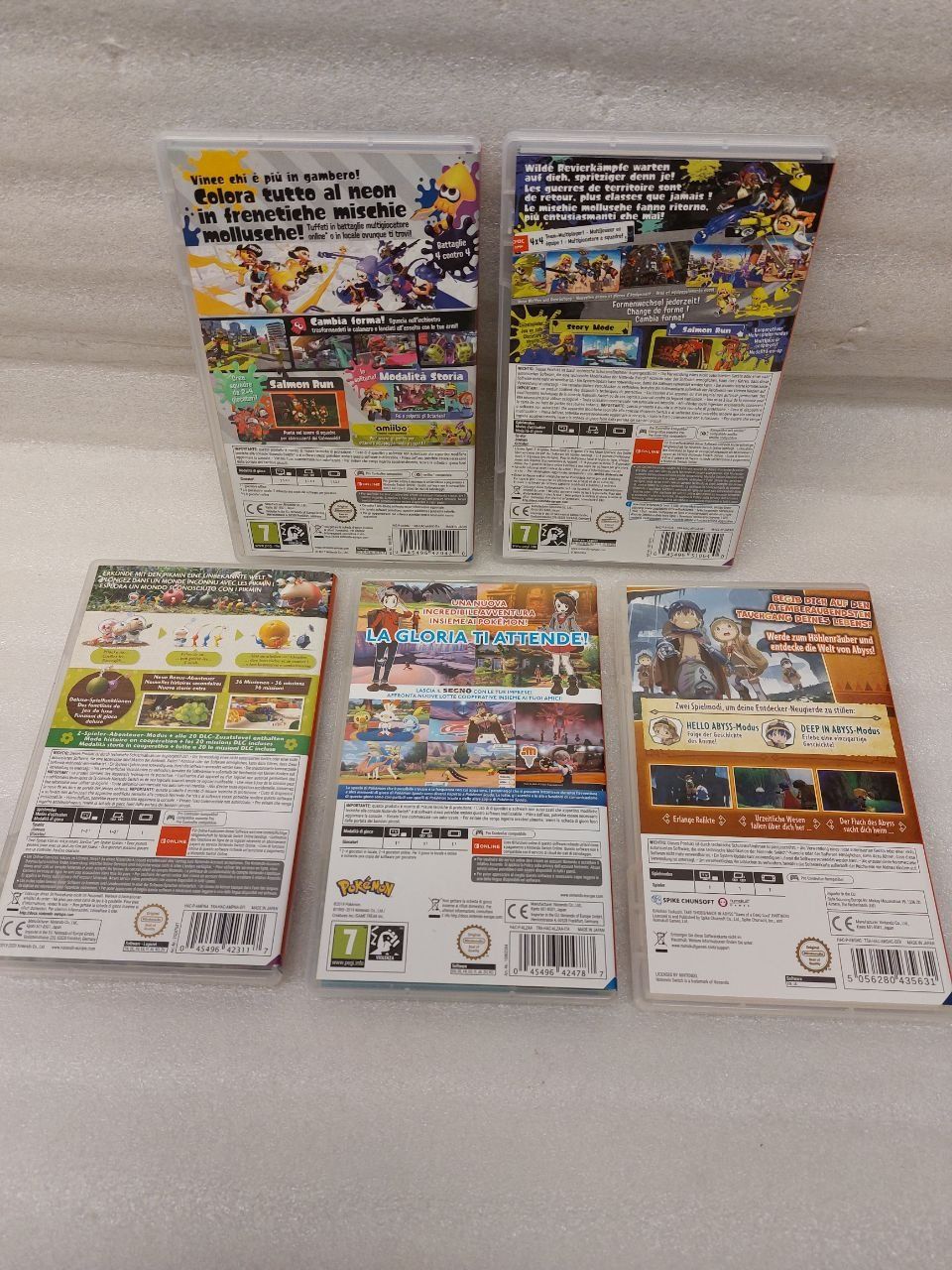 5 Cover (empty - leer - vide ) Game Nintendo Switch (Gebraucht) in ...