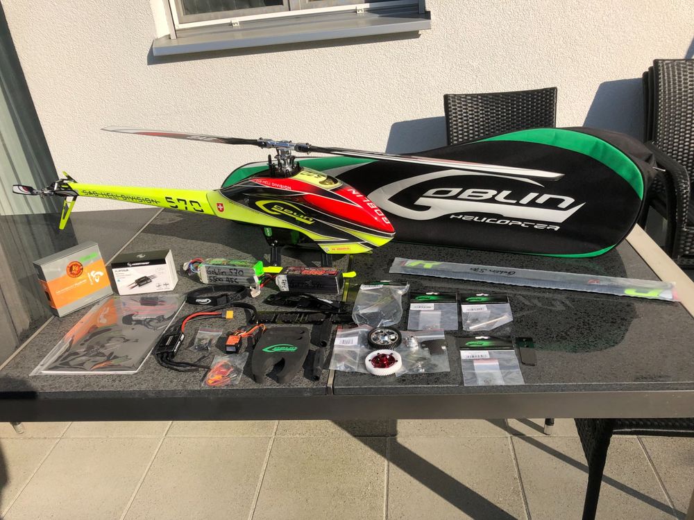 Goblin 570 inkl. Servos, Regler, Motor, Flybarless, Tasche (Gebraucht ...