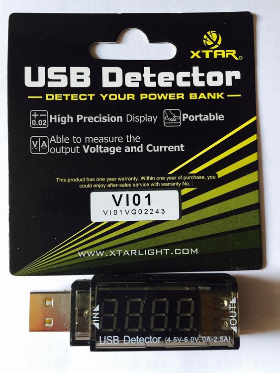 XTAR VI01 USB Detector (Neu und originalverpackt) in Wildberg für CHF 8 ...