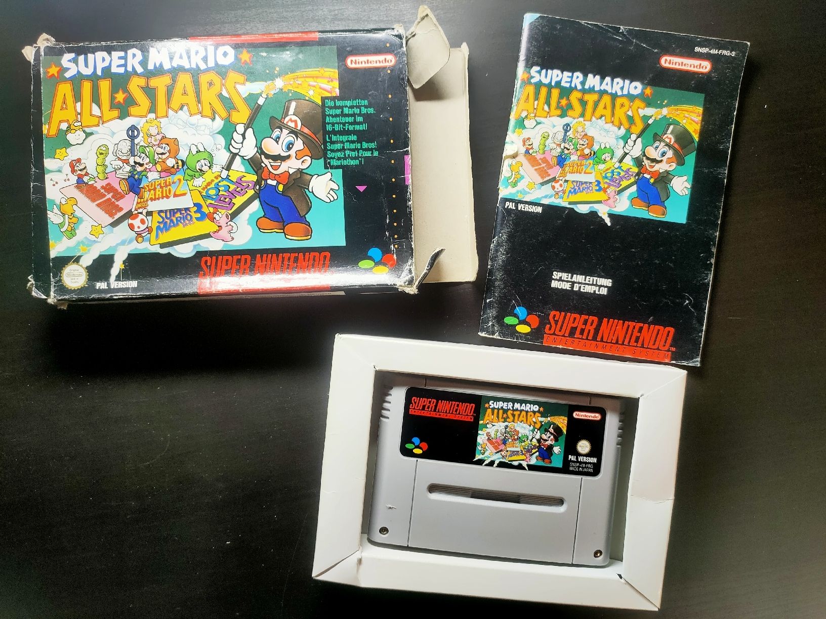Super Nintendo SNES – Super Mario All-Stars – OVP + Modul (Gebraucht ...
