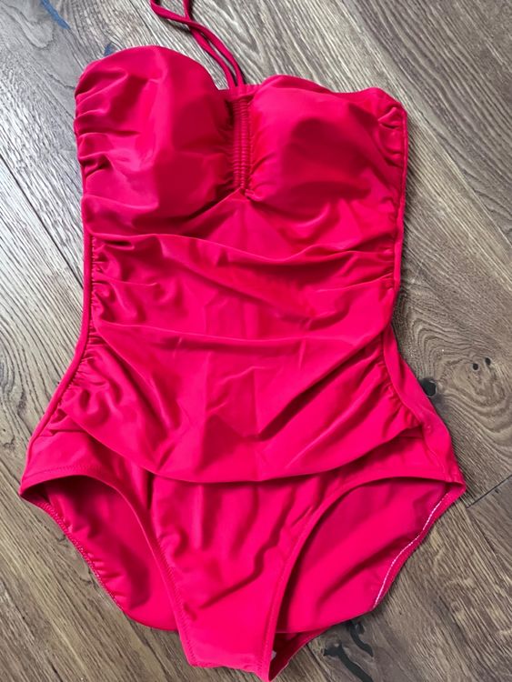Alba Moda Badekleid 42 B Rot mit Cups | Kaufen auf Ricardo