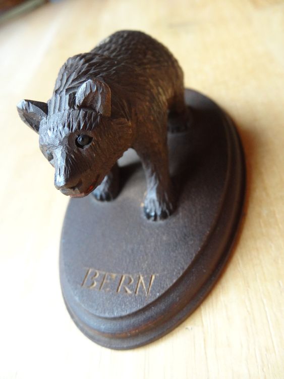 ours en bois sculpté antique BERN (Gebraucht) in Rebeuvelier für CHF 15 ...