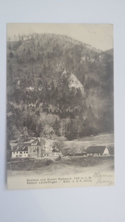 Solbad und Kurort Ramsach, Station Läufelfingen (Gebraucht) in nunningen für CHF 6 – mit ...