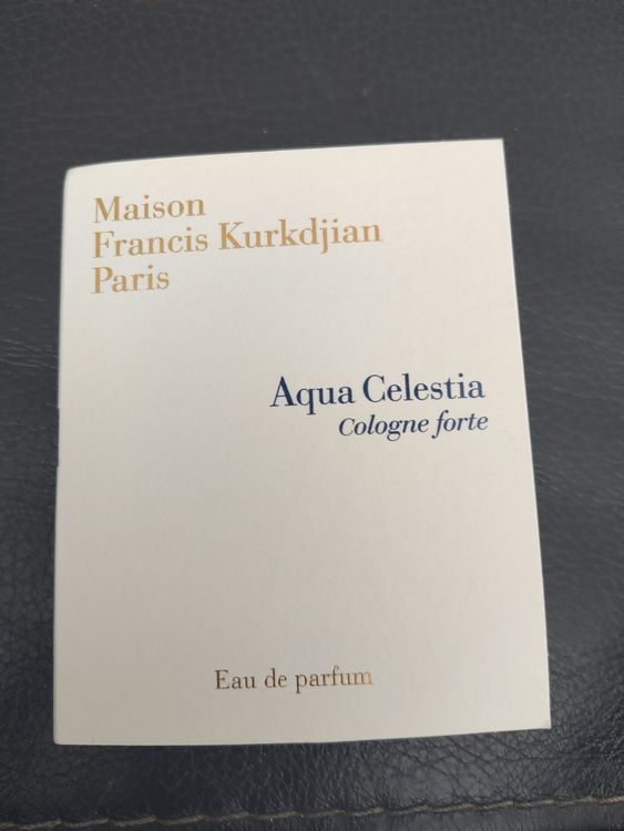 MFK aqua celestia cologne forte EdP new sample 2ml niche | Kaufen auf ...