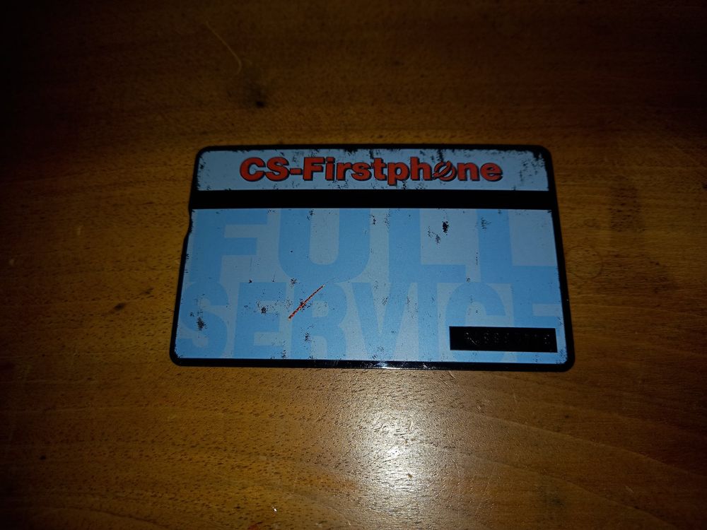 Carte Téléphonique CS-Firstphone Vintage (Gebraucht) in Bussigny für CHF 0.1 – mit Lieferung auf ...