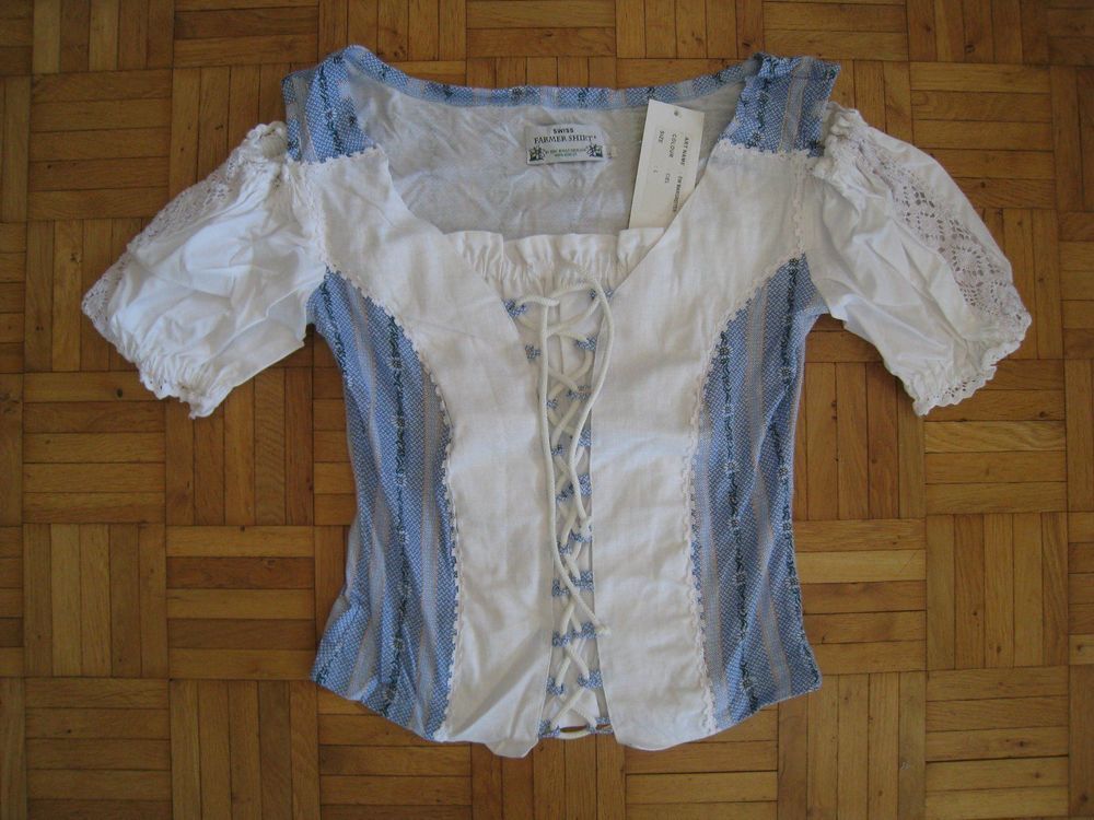 SWISS FARMER SHIRT Edelweiss-Bluse, L | Kaufen auf Ricardo