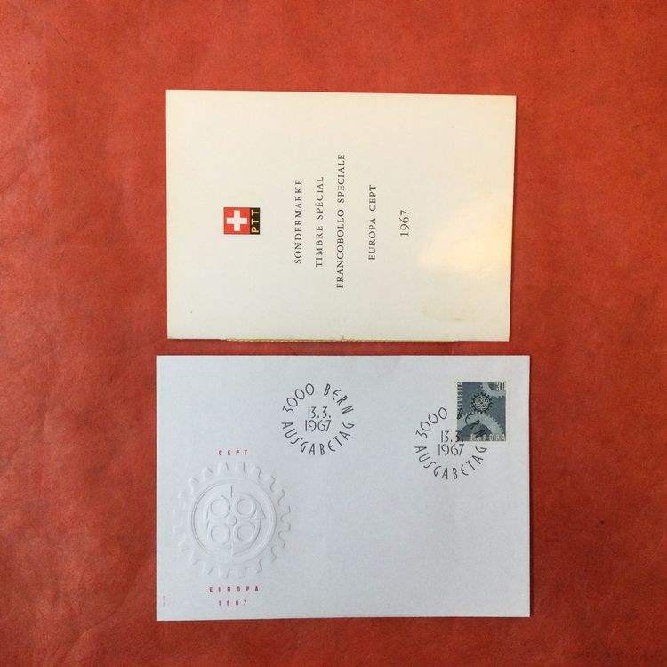 1967 FDC Europamarke + PTT Faltblatt (Gebraucht) in S. Pietro für CHF 1 – mit Lieferung auf ...