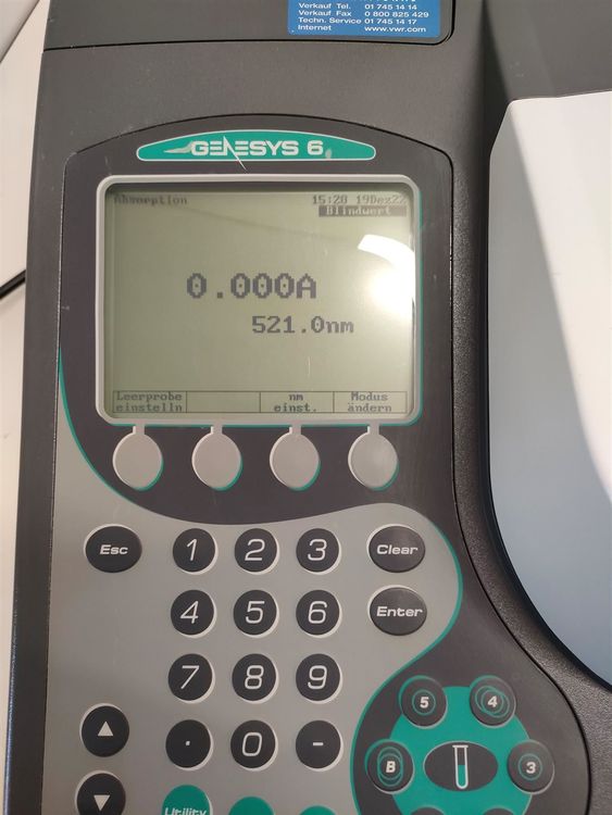 UV / VIS Spectrophotometer Genesys 6 | Kaufen auf Ricardo