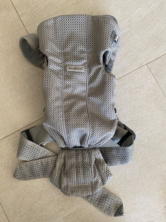 BabyBjörn Trage Mini 3D Mesh Grau | Kaufen auf Ricardo