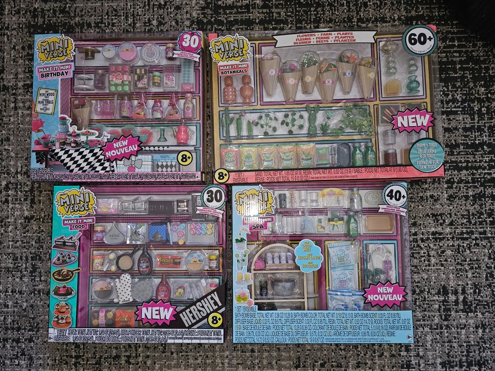 Mini Verse: Vier verschiedene Sets zum Basteln! Neu! (Neu (gemäss ...