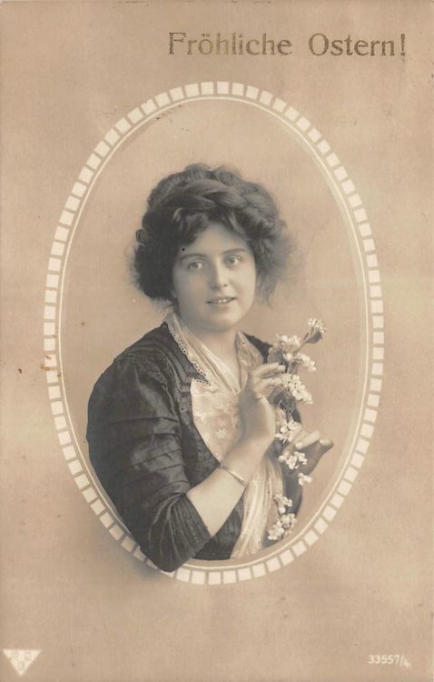 Ostern, Portrait einer Dame (Gebraucht) in Ottikon b.Kemptth. für CHF 1 ...