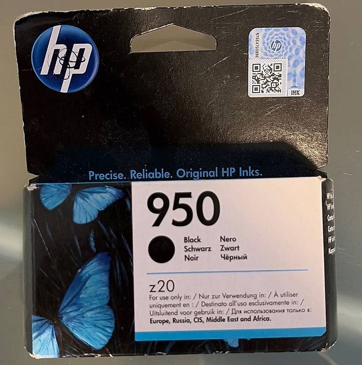 2x HP ink cartridge 950 black z20 NEW (Gebraucht) in La Conversion für ...