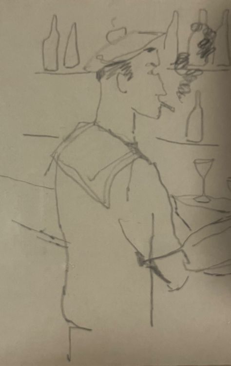 Alex Stocker (1926-1954) Zeichnung Handsigniert | Kaufen auf Ricardo