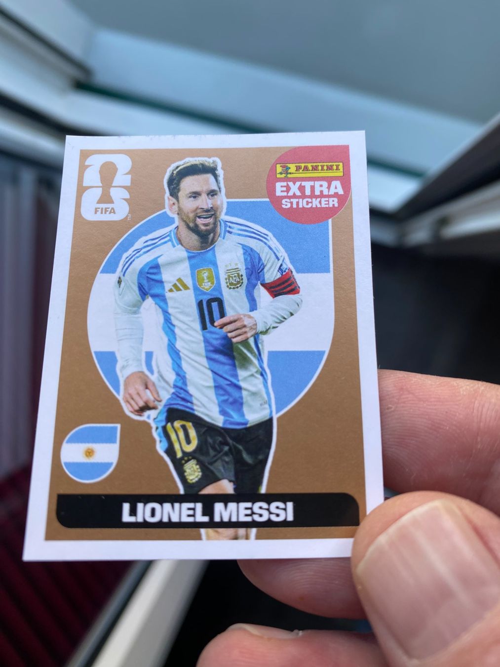 Panini Extra Sticker / World Cup 2026 / Gold / Lionel Messi (Neu und ...