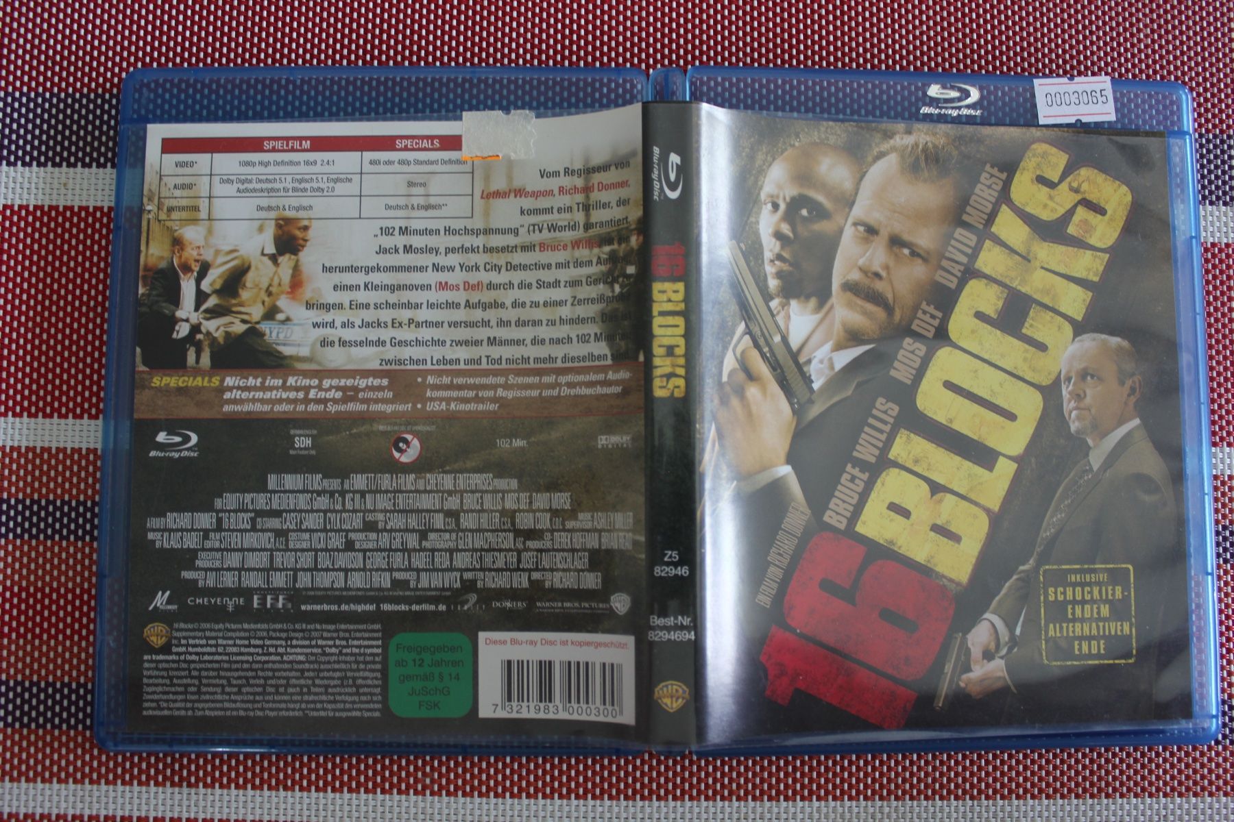 16 Blocks [Blu-ray] von Donner, Richard | DVD | (Gebraucht) in ...