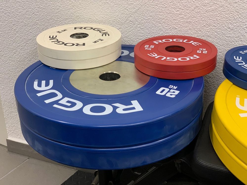 ROGUE 90KG Color Training Plate Set + 25KG Change Plate Set | Kaufen ...