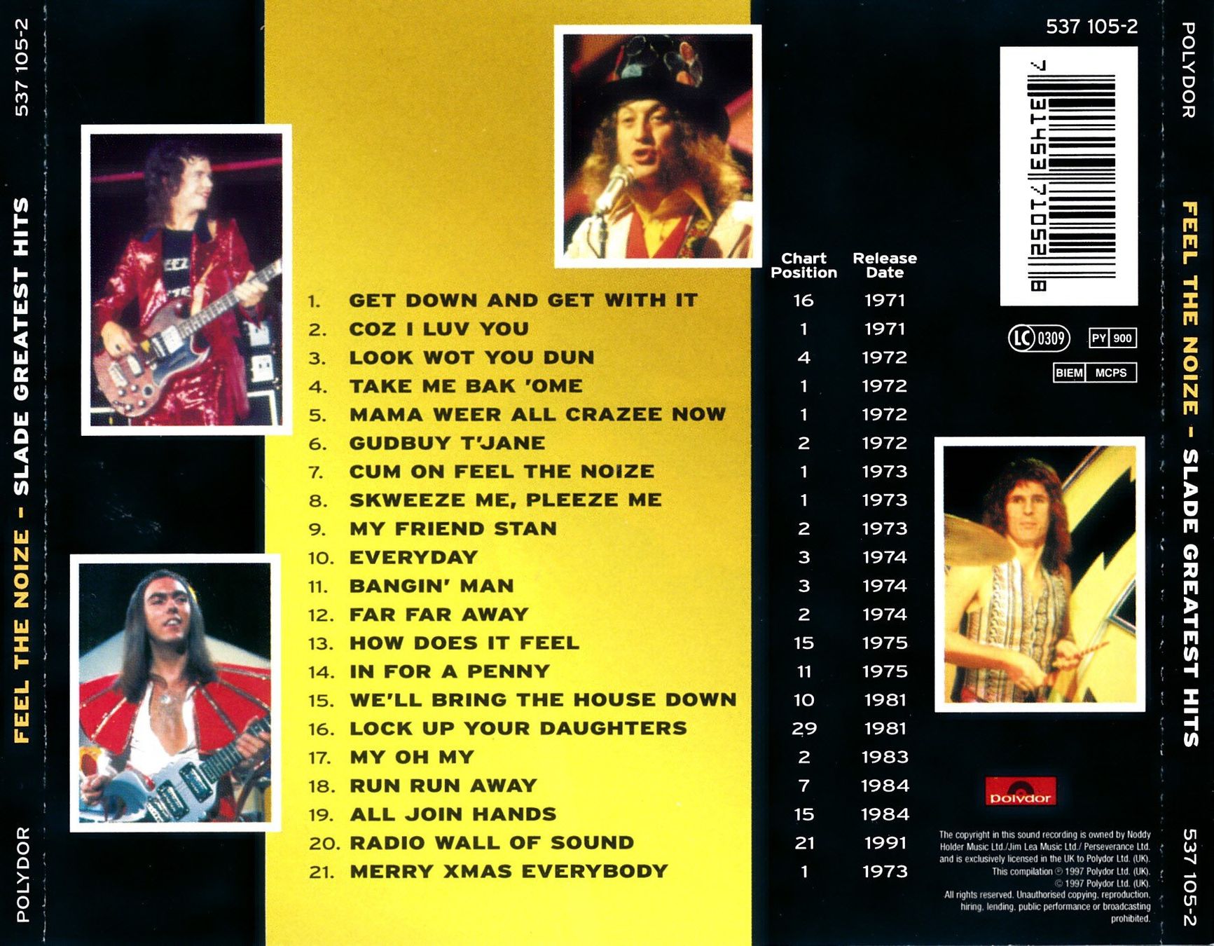 SLADE - FEEL THE NOIZE - GREATEST HITS (CD) (Gebraucht) in Hedingen für ...
