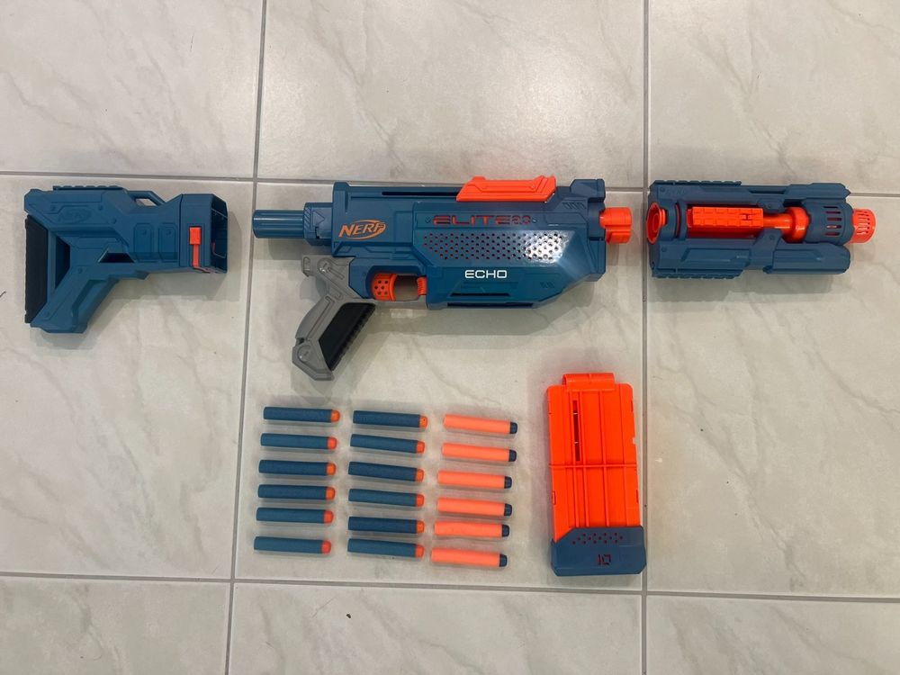 NERF Elite 2.0 Echo CS-10 Blaster, wie neu! (Gebraucht) in Lohn SH für CHF 2 – mit Lieferung auf ...