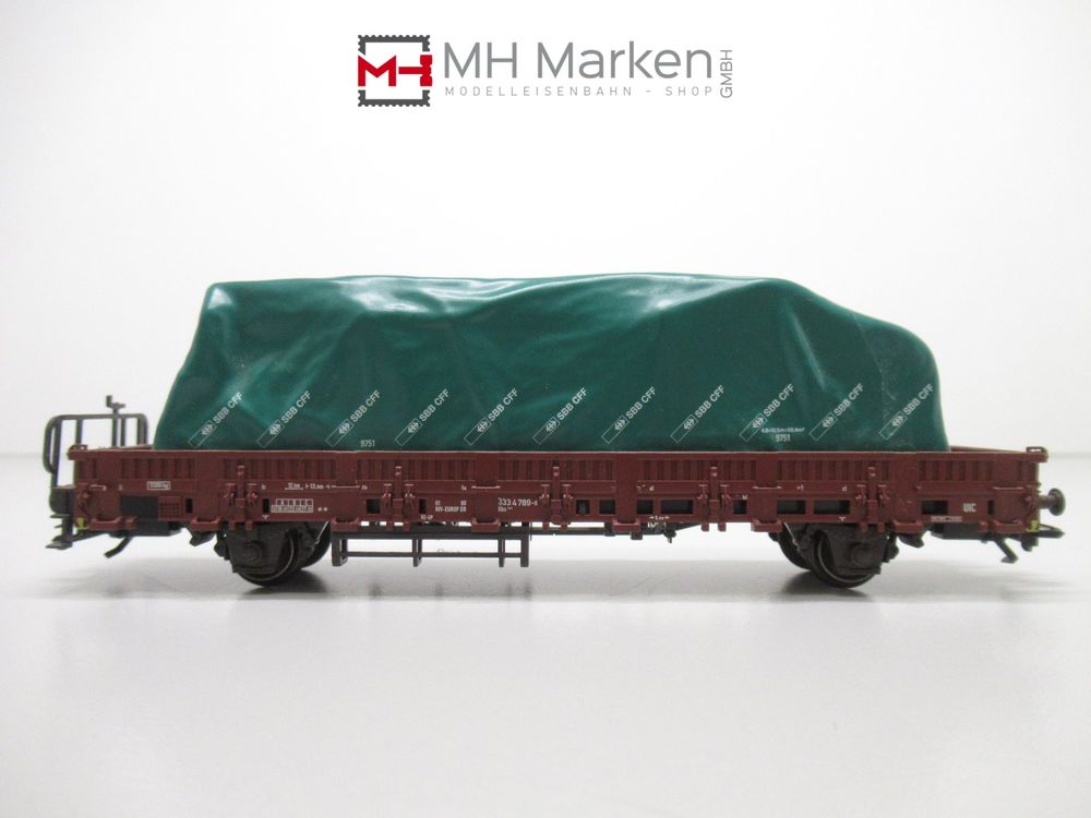 Märklin 46942 Rungenwagen DB mit SBB Plane AC H0 | Kaufen auf Ricardo