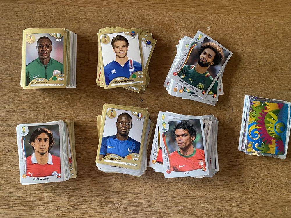 Fußball Panini Karten 300 Stück (2014 WM) | Kaufen auf Ricardo