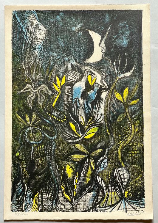 Serge BRIGNONI (1903-2002) Lithographie - signiert (Gebraucht) in ...