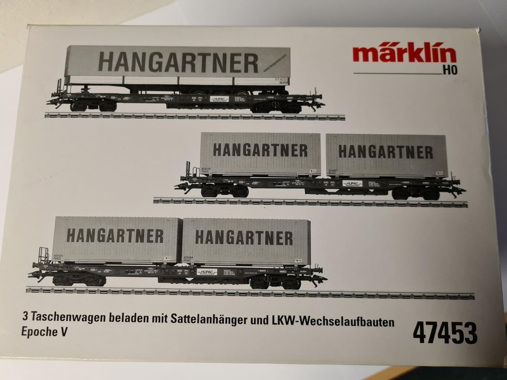 Märklin Set 47453 Hangartner Wagen , 3 Fahrzeuge (Gebraucht) in ...