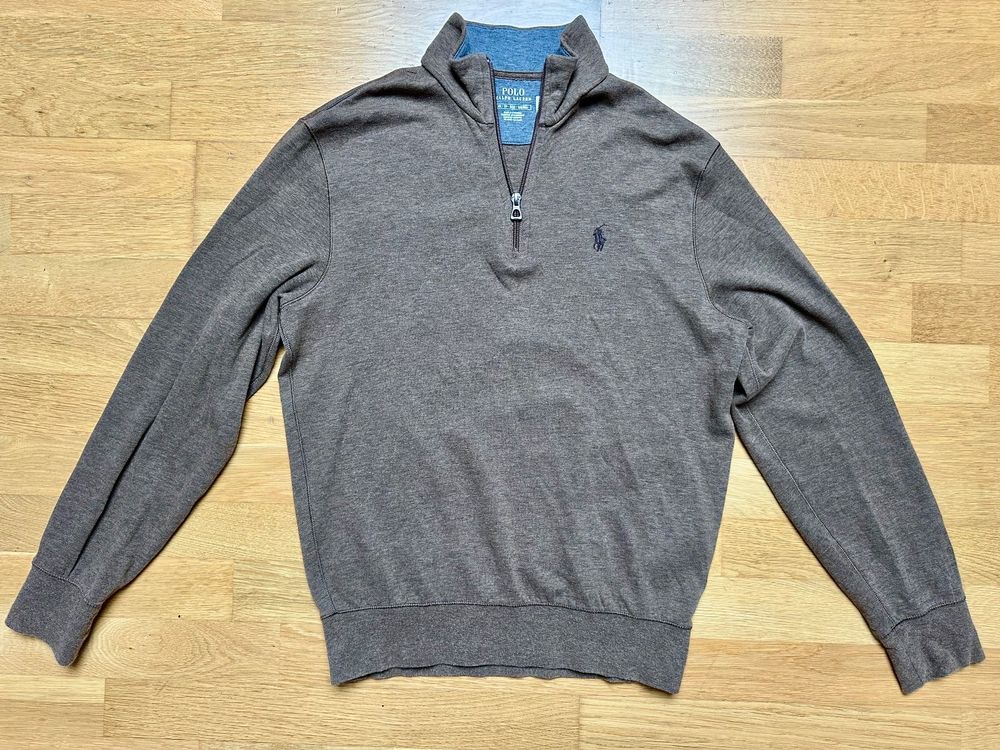 RALPH LAUREN POLO Troyer Quarter Zip Pullover Pulli XS 164 (Gebraucht ...