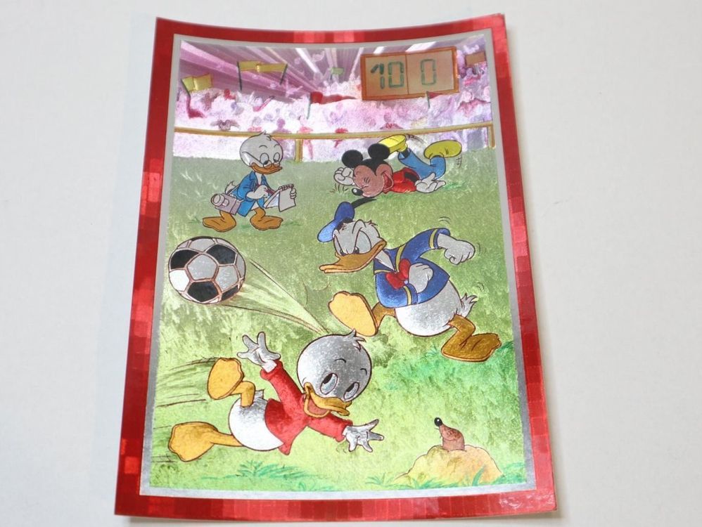 AK Disney Donald Tick Trick Track Fussball Micky (Neu (gemäss ...