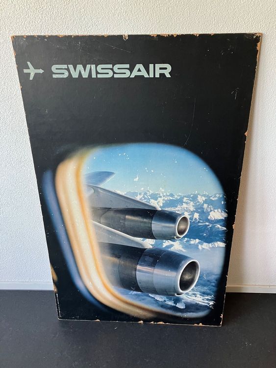 Original Swissair Plakat, 1960s, 60er Jahre, Manfred Bingler (Gebraucht ...