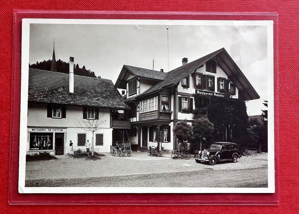 Signau - Restaurant - Bahnhof - Metzgerei Stettler - 1940 (Gebraucht) in Rothrist für CHF 22 ...