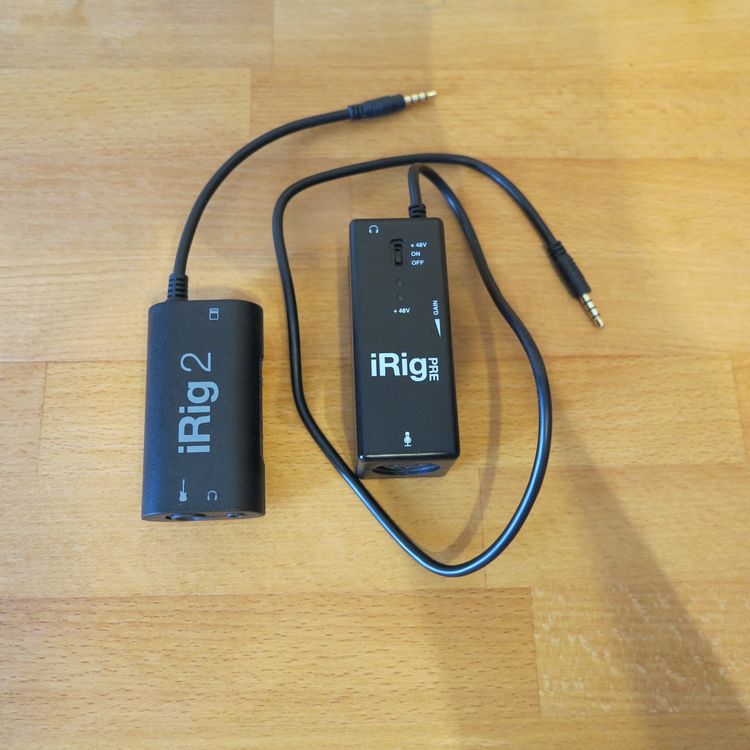 IRig 2 und iRig Pre Audio Interface für Gittarist und Band (Gebraucht ...
