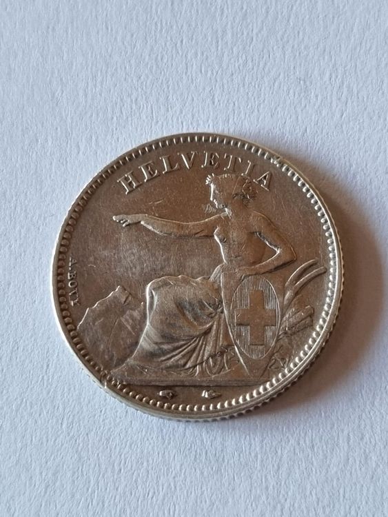 1 Franken 1850 - erster Jahrgang (Gebraucht) in Mels für CHF 195 – mit Lieferung auf Ricardo kaufen