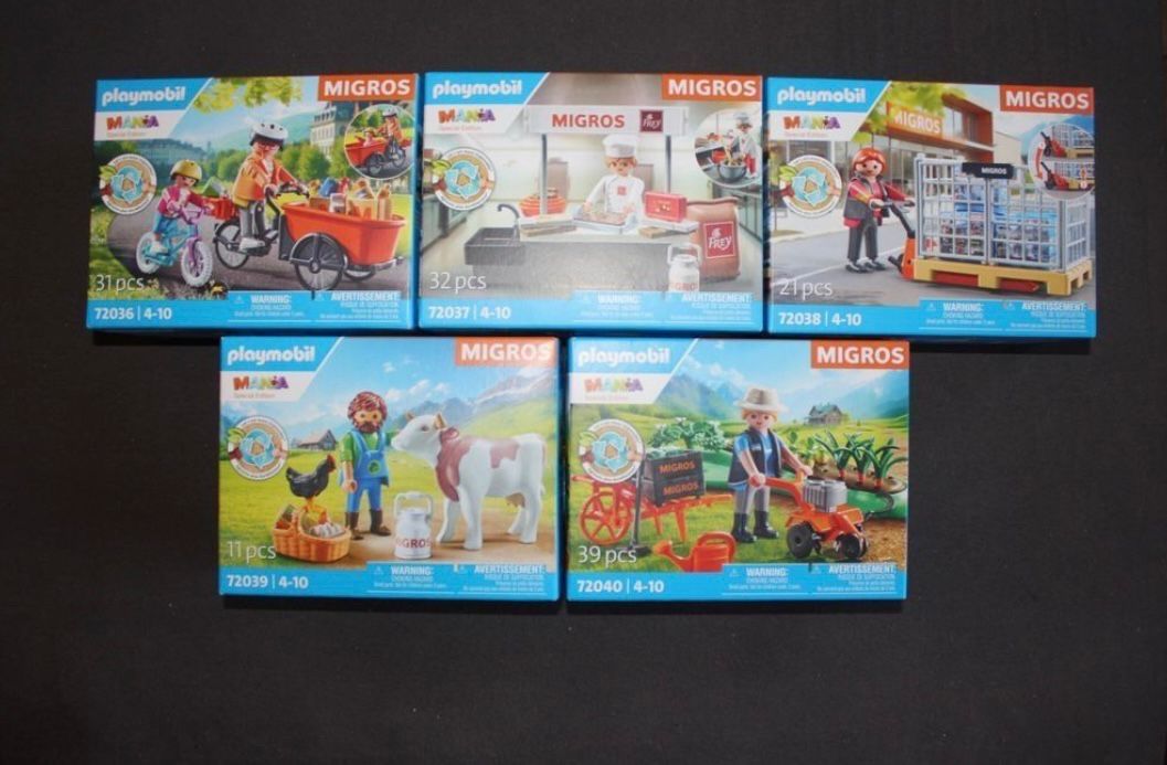 Migros Playmobil Mania 2025 – Komplettset NEU & OVP (Neu und ...