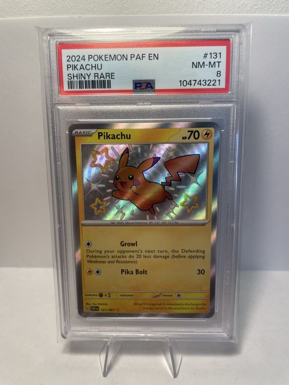 Pokemonkarte: Shiny Pikachu Shiny Rare PSA 8 | Kaufen auf Ricardo