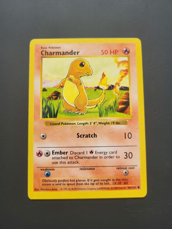 Pokemon Charmander Shadowless Base Set | Kaufen auf Ricardo