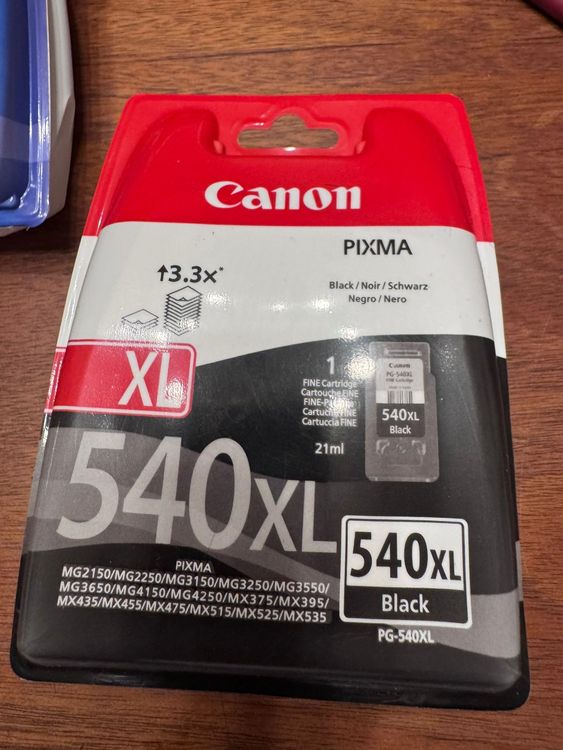 Canon PG - 540XL Black Ink Fine Cartridge for Pixma MG215 MG (D ...