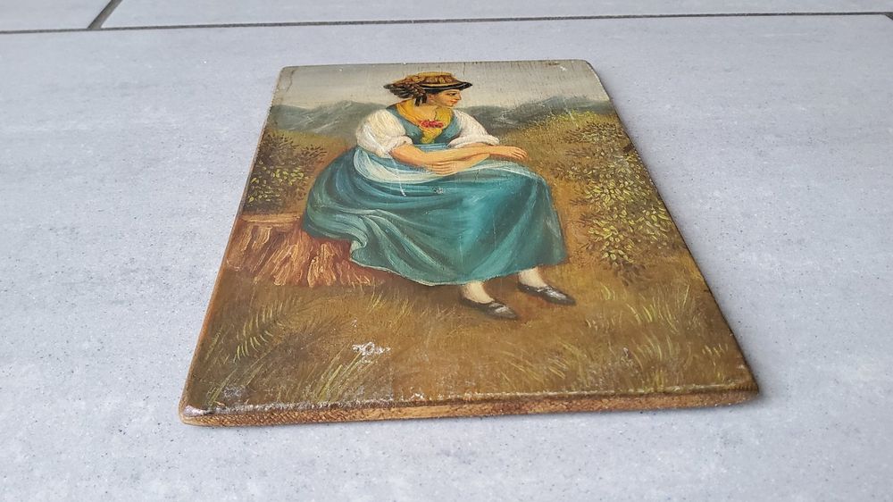 Ancien tableau sur bois | Kaufen auf Ricardo