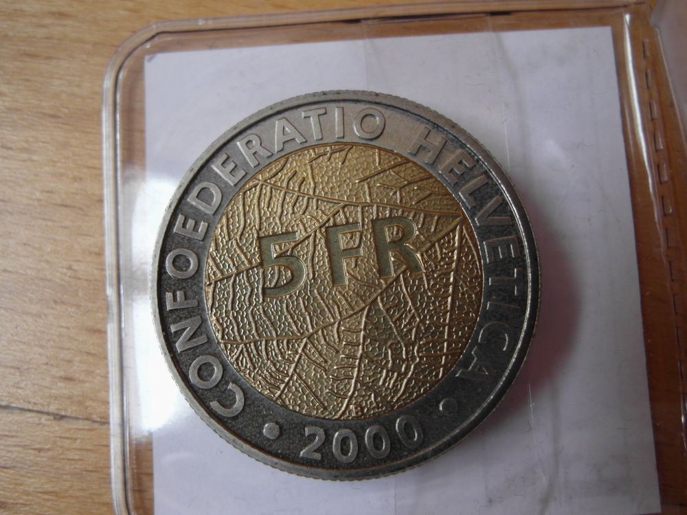 Sondermünze Schweiz 2000 Bienen Schweizer Franken 150 Jahre (Neu und originalverpackt) in Lausen ...