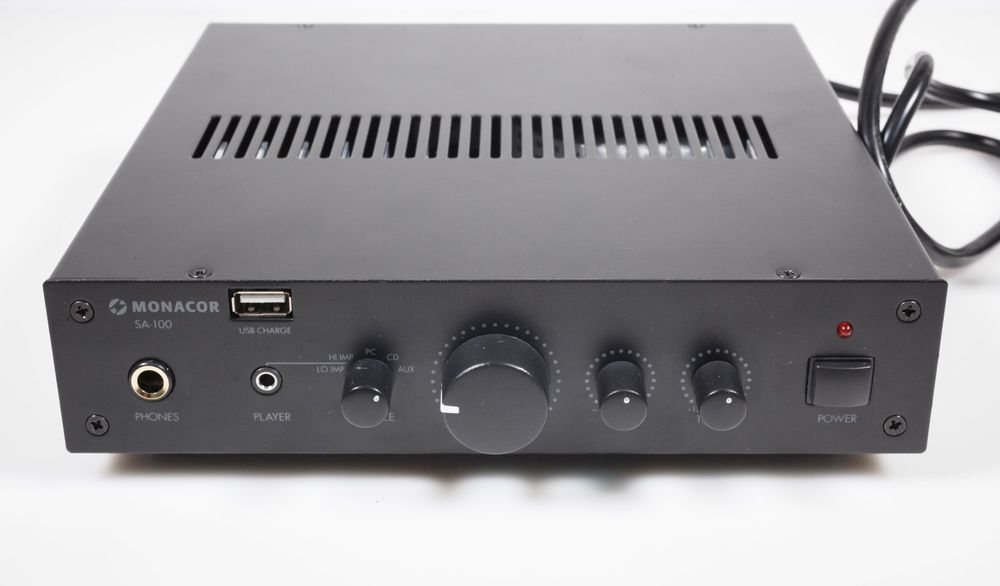 Monacor SA-100 Stereo Verstärker | Kaufen auf Ricardo