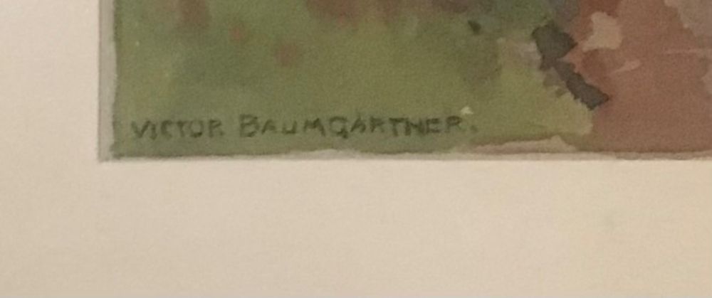 Victor BAUMGARTNER (1870-1948) Aquarell (D'occasion) à Root pour CHF 10 – avec livraison ...