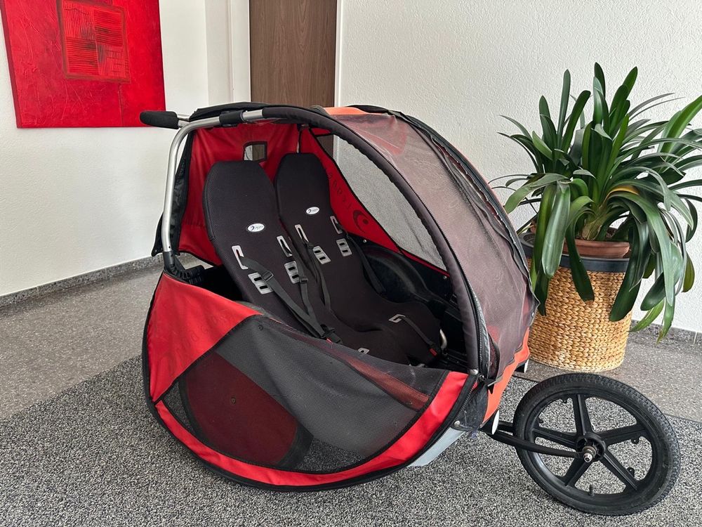Veloanhänger für 2 Kinder (Gebraucht) in Wettswil für CHF 199 – nur Abholung auf Ricardo kaufen