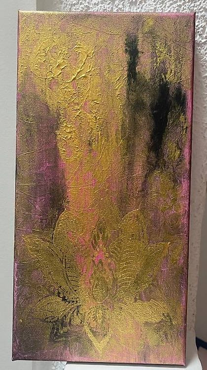 Lotus auf Leinwand (Gebraucht) in Schöftland für CHF 40 – nur Abholung auf Ricardo kaufen