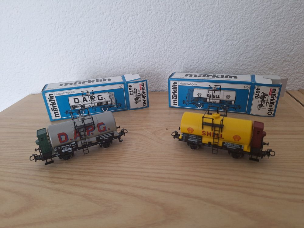 2 Märklin Kesselwagen H0, OVP 4674/4676 (Neu (gemäss Beschreibung)) in ...