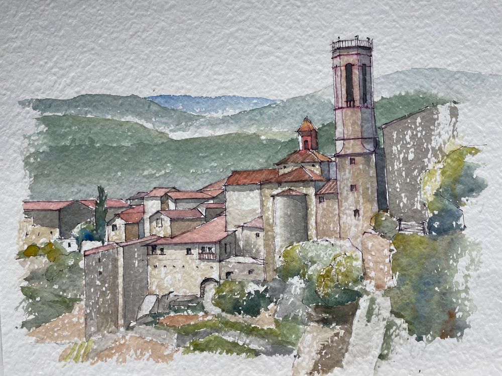 Aquarell von Leo Kalmus (1904-1986)Aus der Künstler Nachlass | Kaufen ...