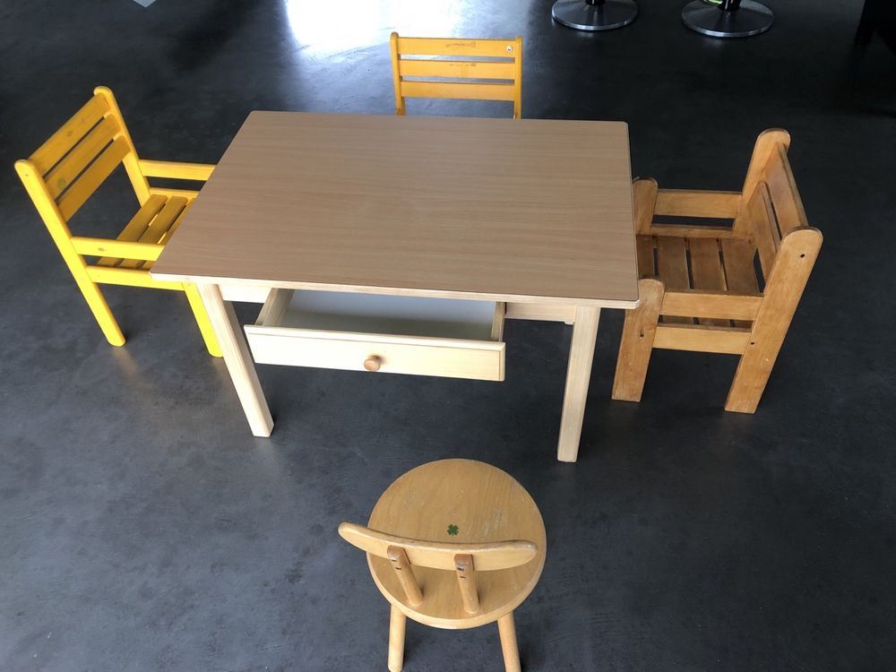 Kindertisch Mit Schublade