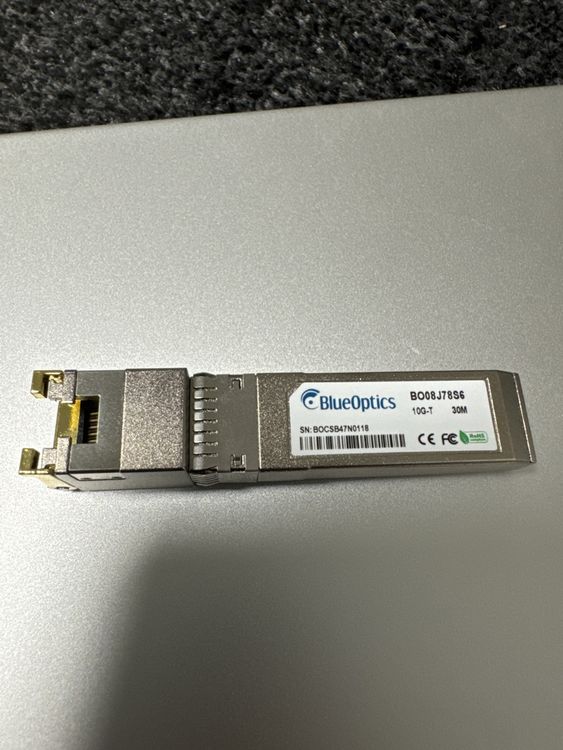 QNAP SFP-10G-RJ45 compatible BlueOptics SFP+ (Gebraucht) in Gams für ...