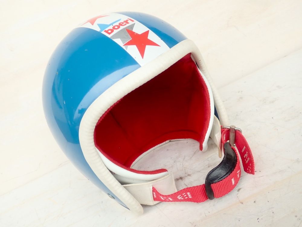 Boeri Helm Vintage 70er Seifenkiste Oldtimer Ski Motorrad (Gebraucht ...