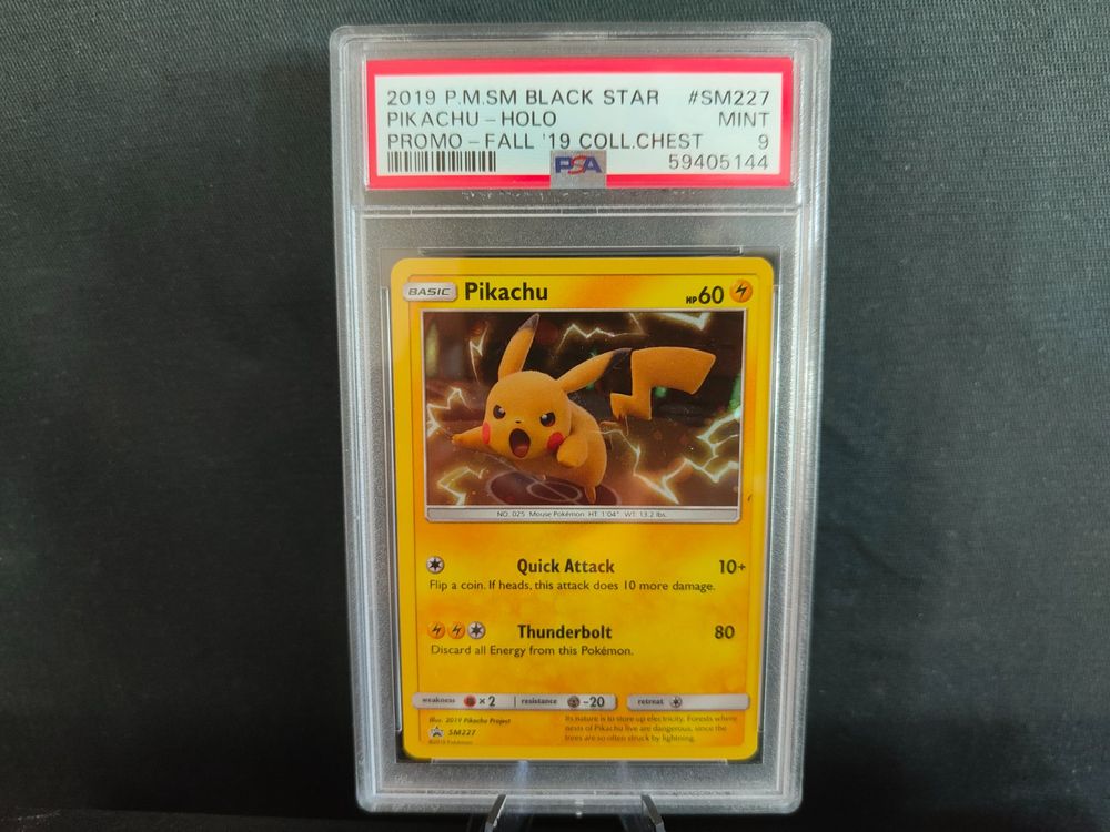 Pokemon Black Star Promo Fall Pikachu PSA 9 (4) (Gebraucht) in ...